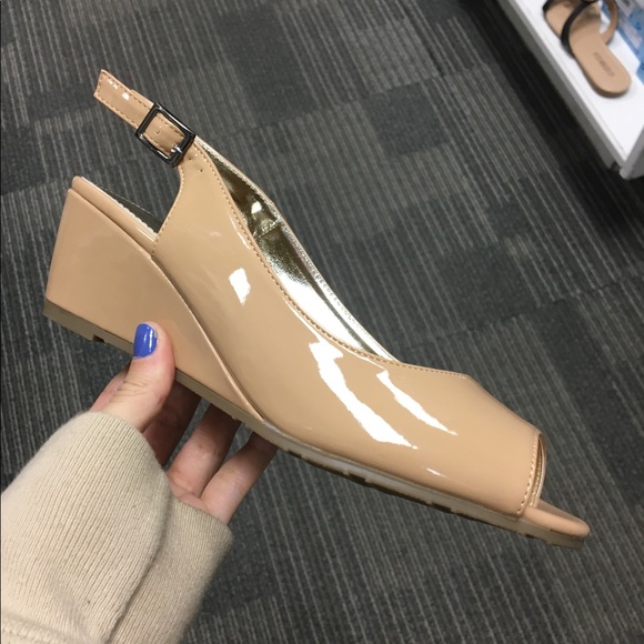 Shoes | Wide Width Open Toe Wedge Sandal | Poshmark